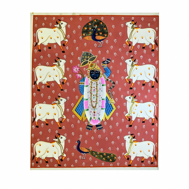Buy Handmade Pichwai Paintings & Art Online | Sumaavi